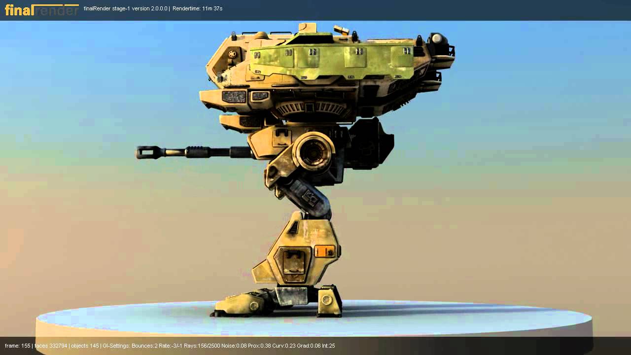 Command & Conquer 3 Kane`s Wrath - 3D Titan Render video - YouTube