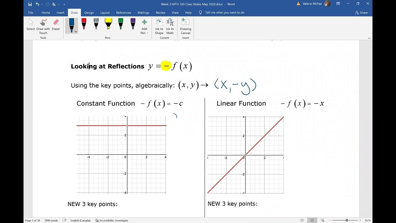 3A Reflections 1 - YouTube