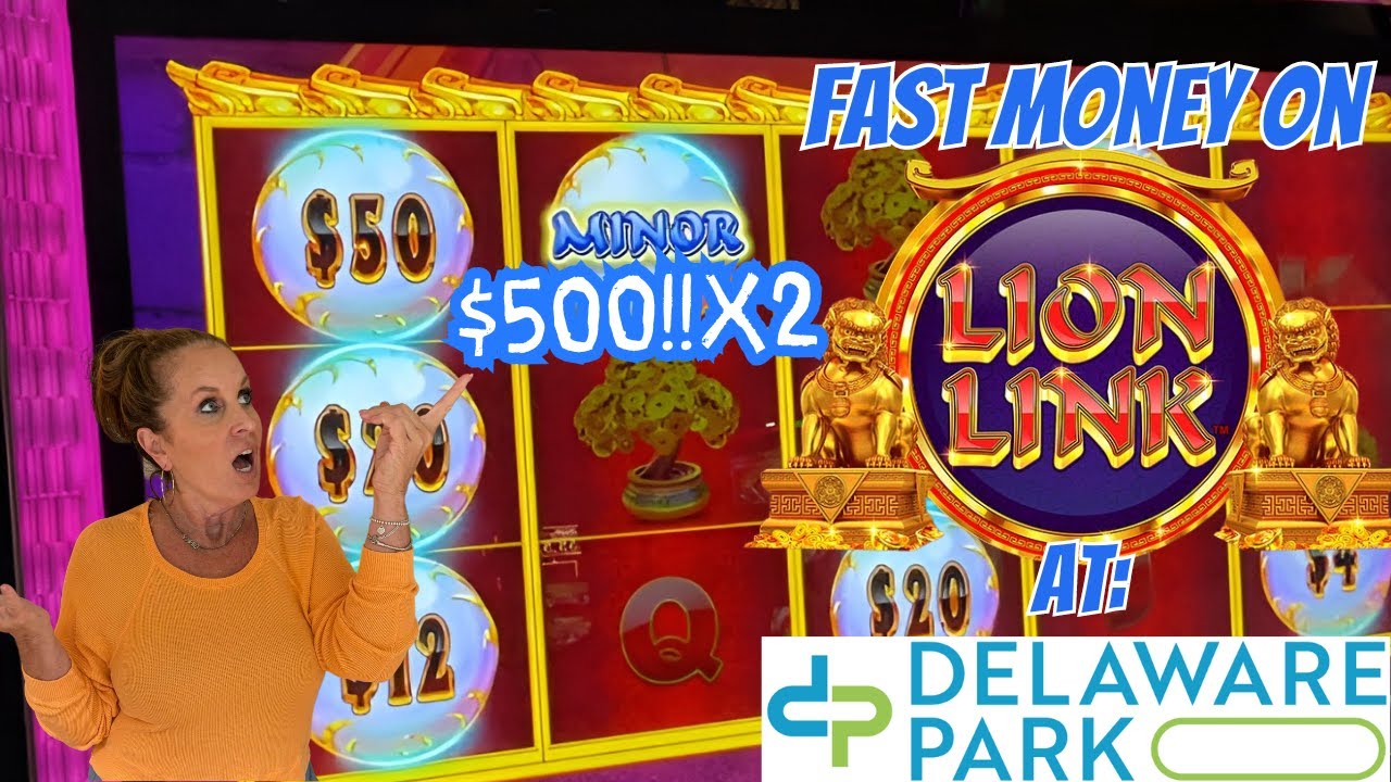 Runnin Up the Balance on LION LINK at Delaware Park! Playing slots with ...