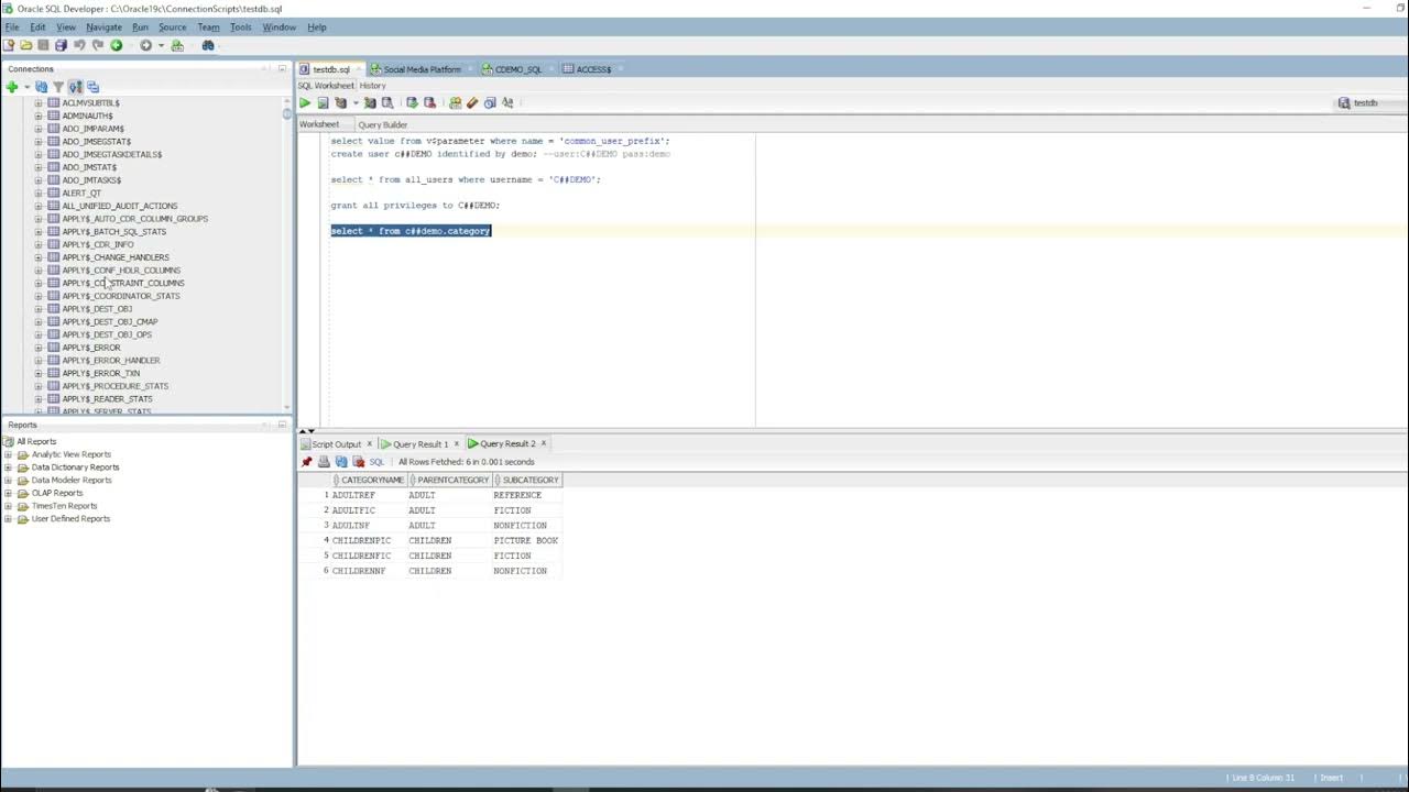 N311 Lab 1 Create Oracle Database - YouTube