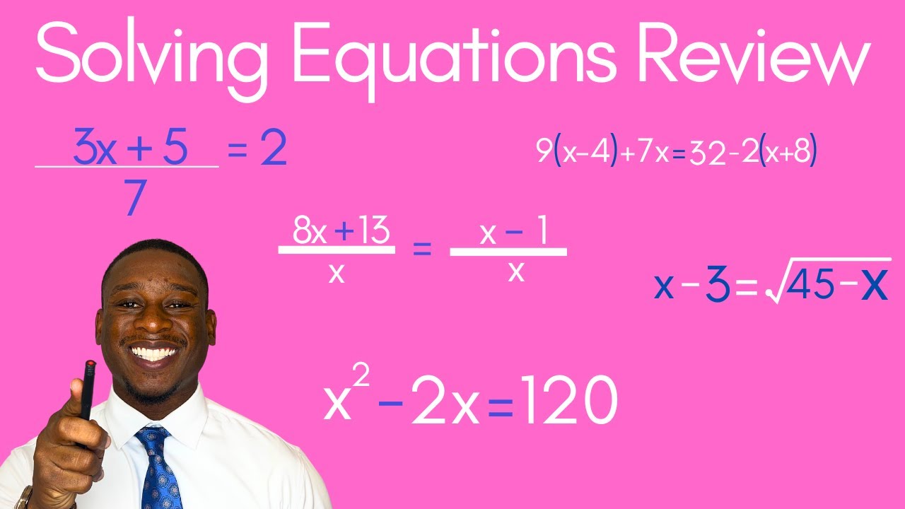 Essential Algebra 1 Eoc And Final Exam Equations Youtube