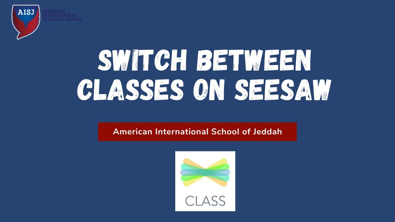 Student How To: Switch Classes on Seesaw - YouTube