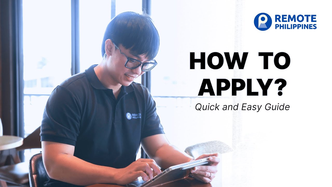 How to Apply at Remote Philippines | Tutorial - YouTube
