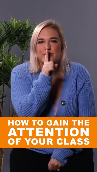 How to gain attention of your primary aged class #shorts #education # ...