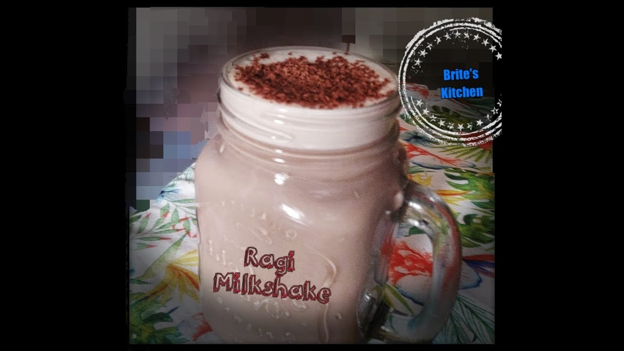 Ragi milkshake/ Finger millet milkshake/Kelvaragu milkshake - YouTube