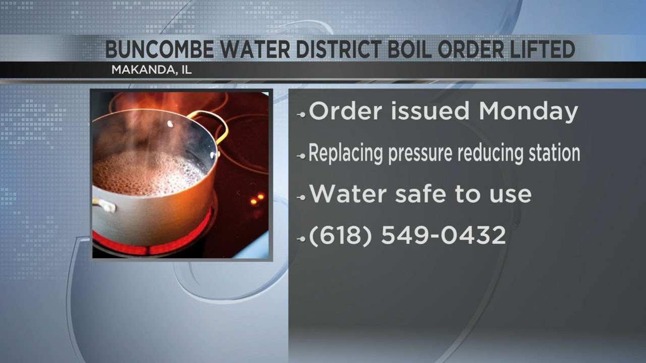 Buncombe Water District lifted their boil water order - YouTube