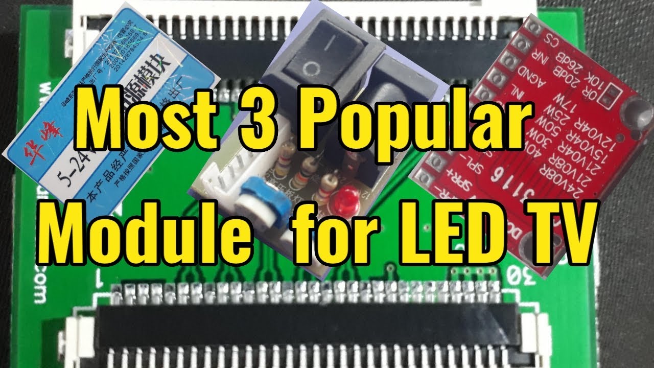 Most popular module For led tv || Led tv repair - YouTube