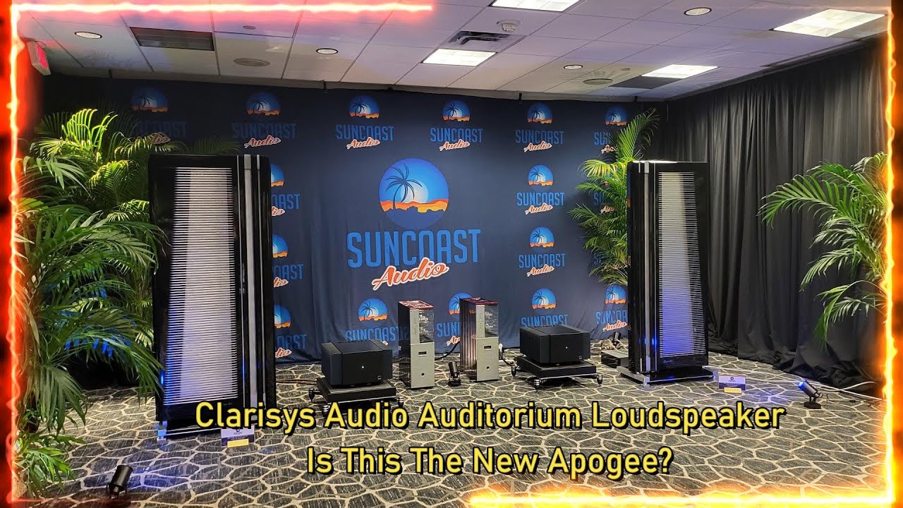 Clarisys Audio Auditorium Loudspeakers - Apogee Speakers REBORN! - YouTube