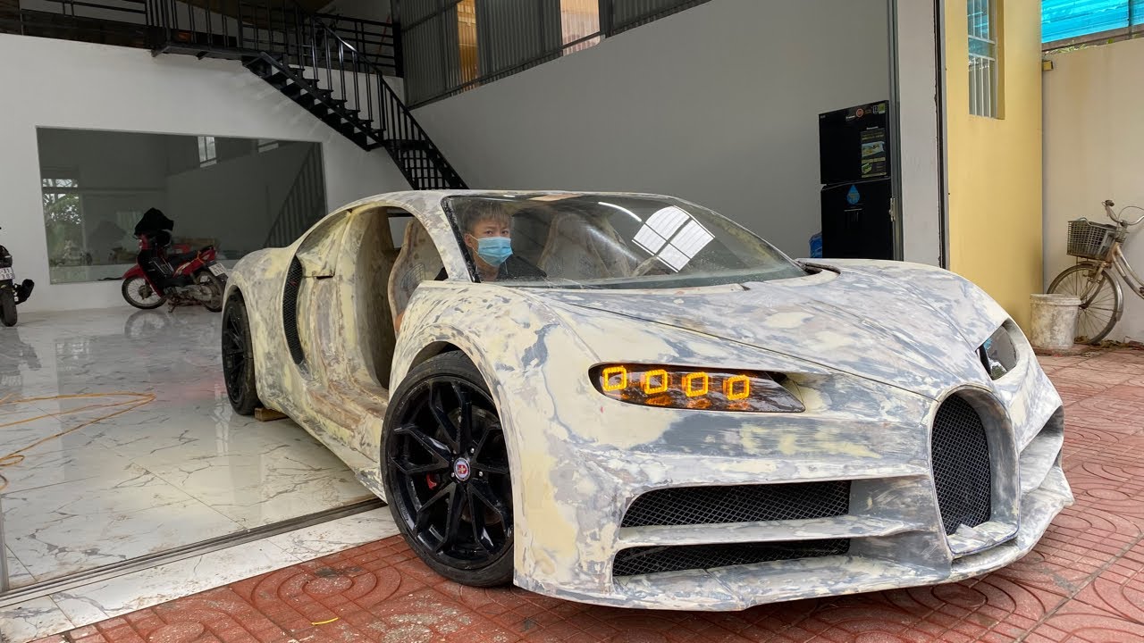 Live bugatti chiron tự chế của Việt Nam - YouTube