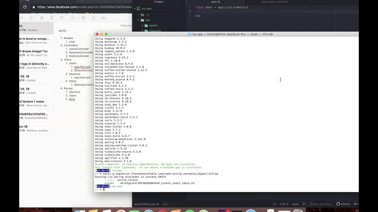 Authentication from scratch using rails - YouTube