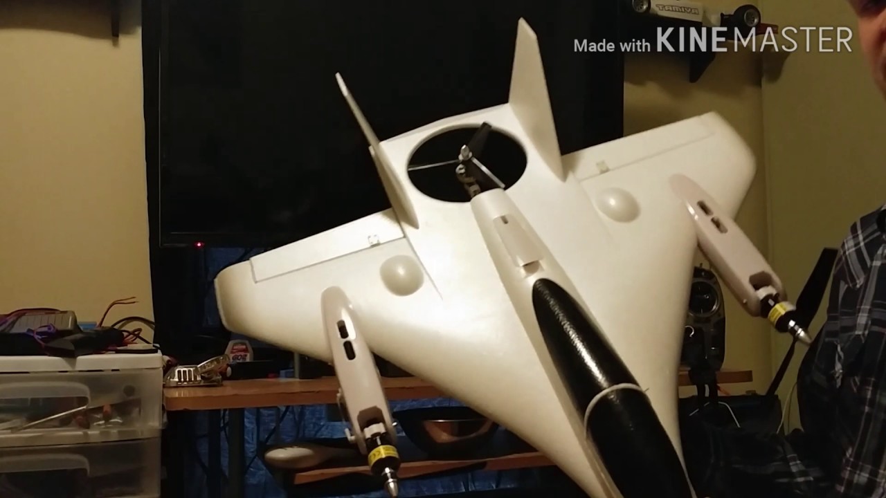 Rebuilt E-Flite Convergence VTOL After crash and HPI Savage XL Intro - YouTube