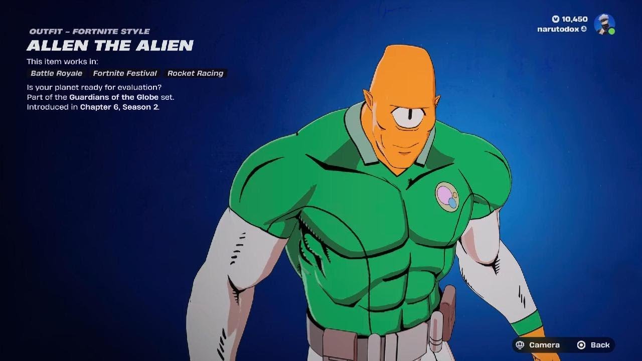 NEW Invincible Bundle Allen The Alien Fortnite - YouTube