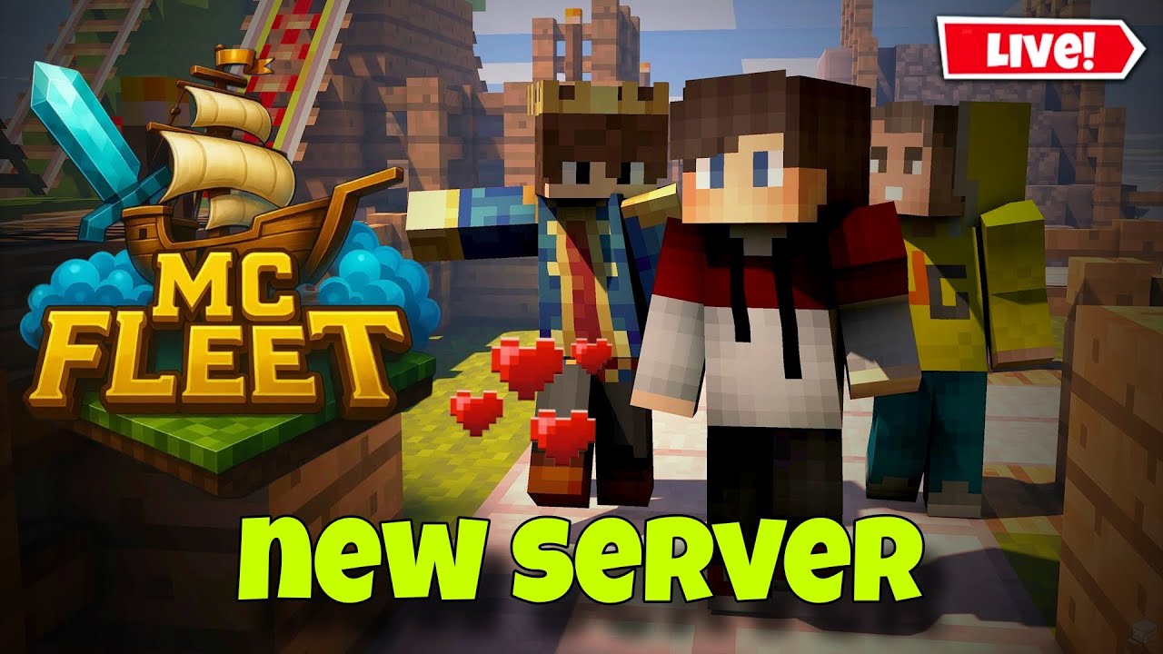 Day :- 5 In MC FLEET Server 🤩 | @gamerfleetog | #minecraft #livestream ...