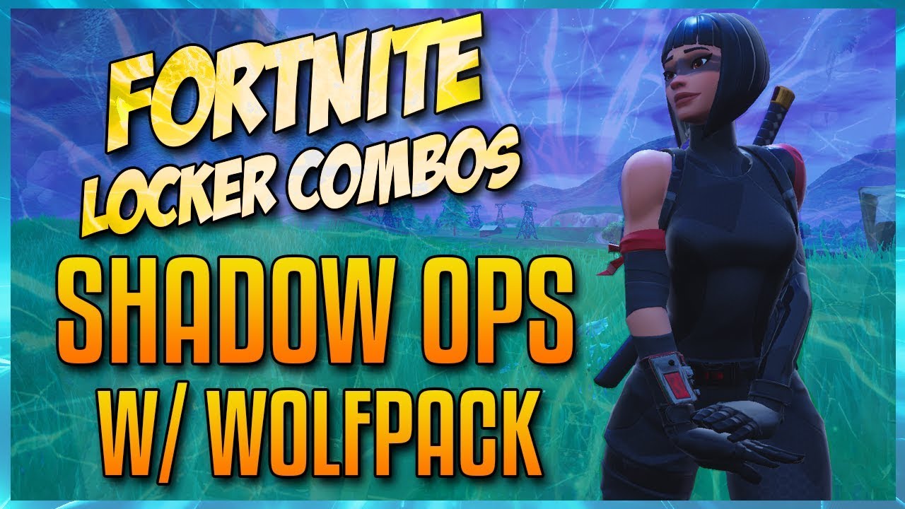 FORTNITE LOCKER COMBOS: SHADOW OPS W/ WOLFPACK | ORACLE AXE | DARK ...