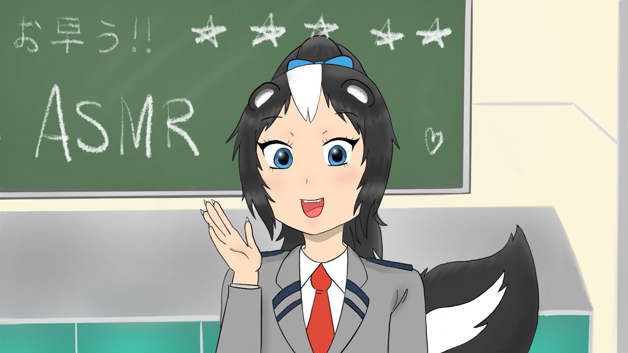 ASMR | First Friend at UA is Yuka the Skunk! | [My Hero Academia OC ...