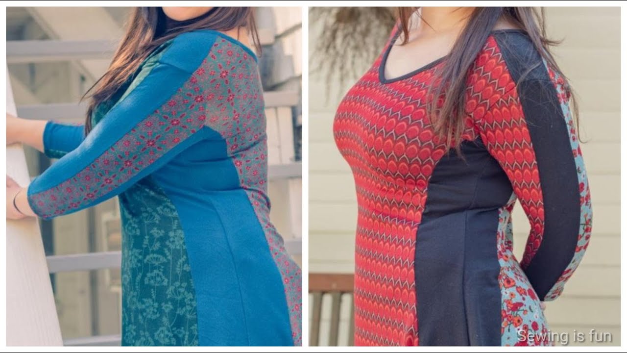 Latest reversible binary affinity dress,double sided pattern outfit ...