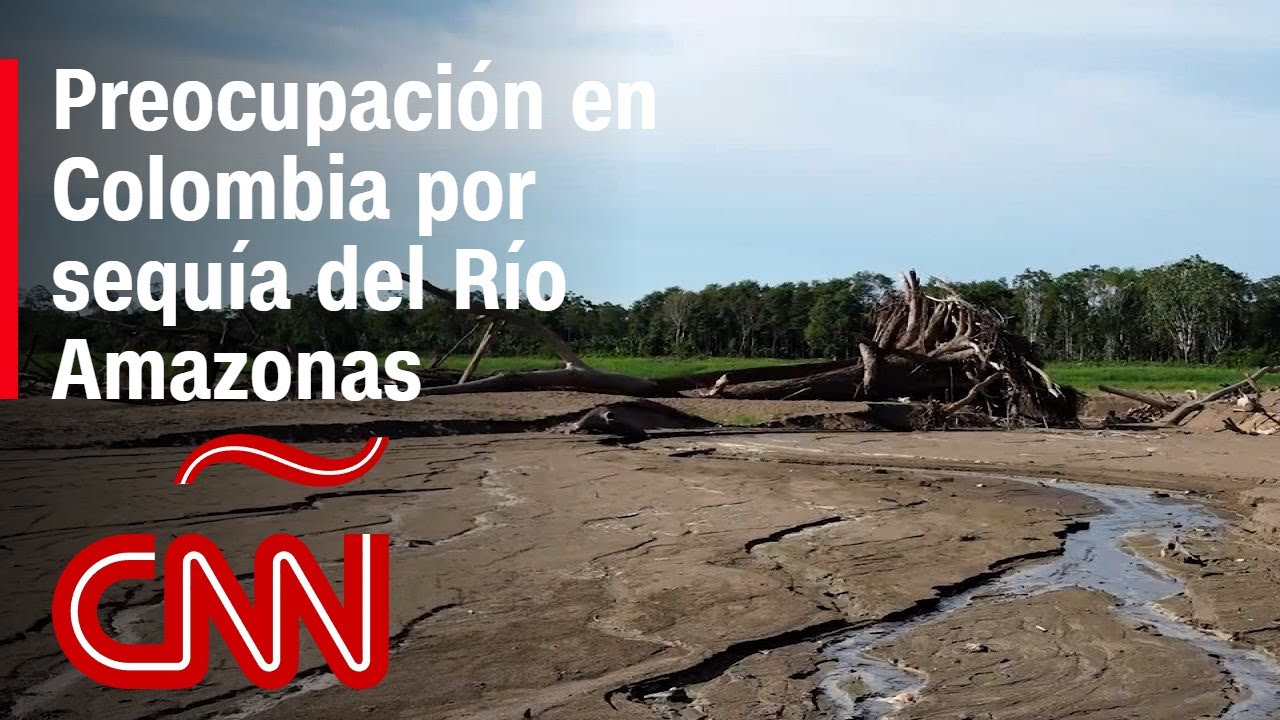 Preocupación en Colombia por sequía del río Amazonas - YouTube