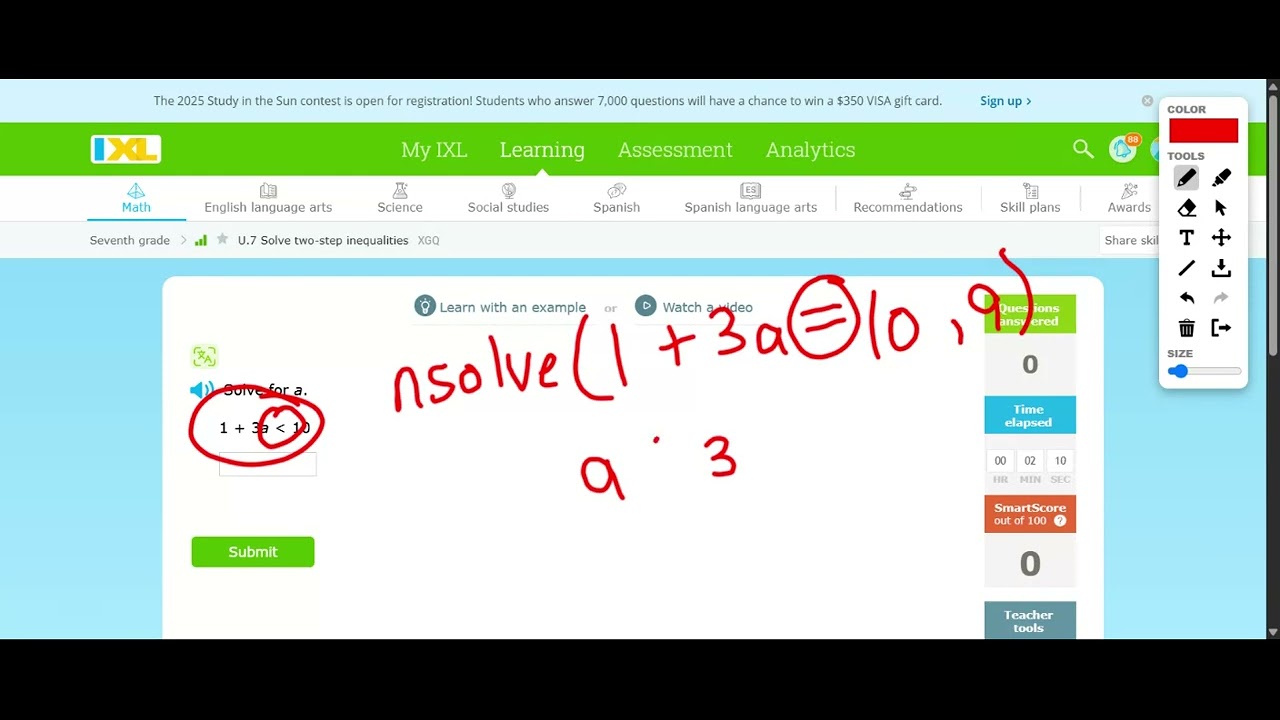 Elmhorst Math TI-nSpire Solving Equations and Inequalities with nSolve ...