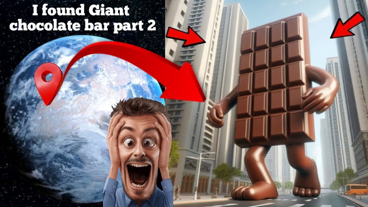 Giant chocolate bar part 2 🍫😱 on google maps and google earth 🌎 #map # ...