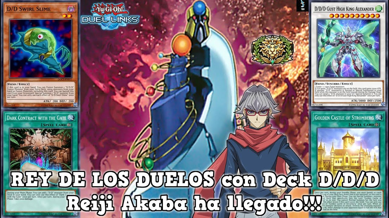 REY DE LOS DUELOS con Deck D/D/D Reiji / Declan ha llegado!!! | Yu-Gi-Oh! Duel Links - YouTube
