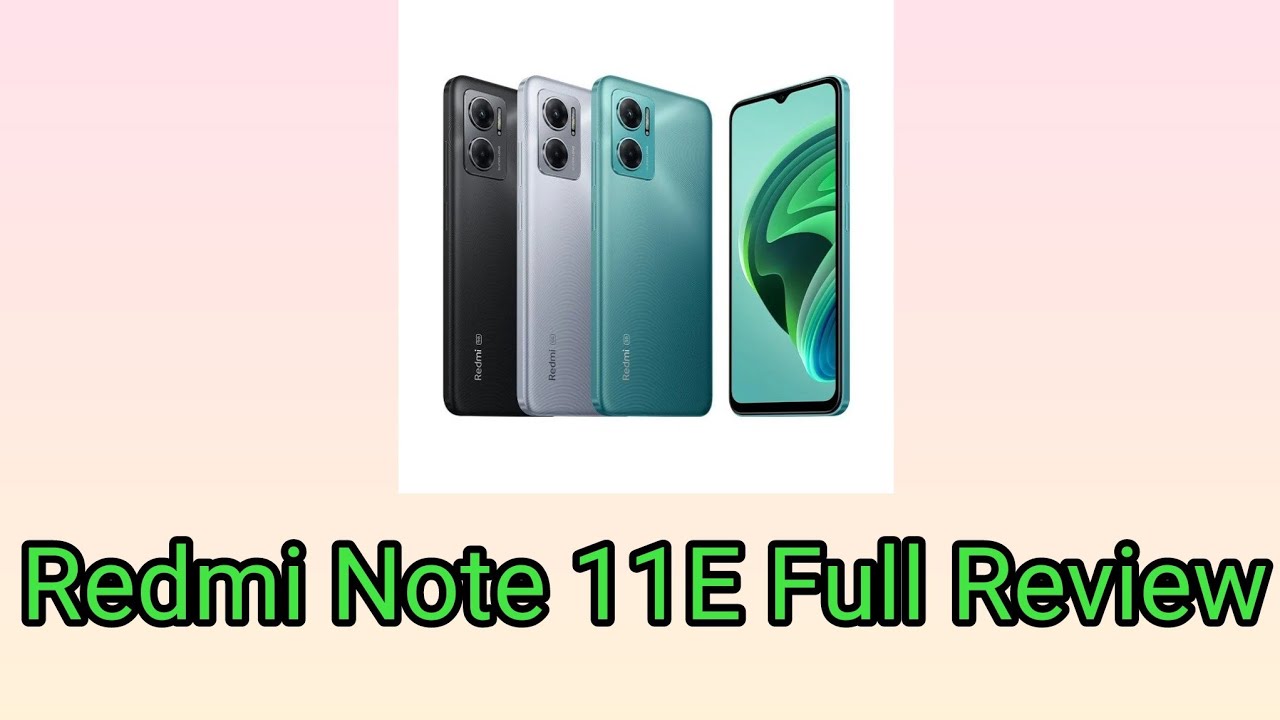 ဈေးလေးများသာပိုသက်သာခဲ့ရင် : Redmi Note 11E Full Review - YouTube