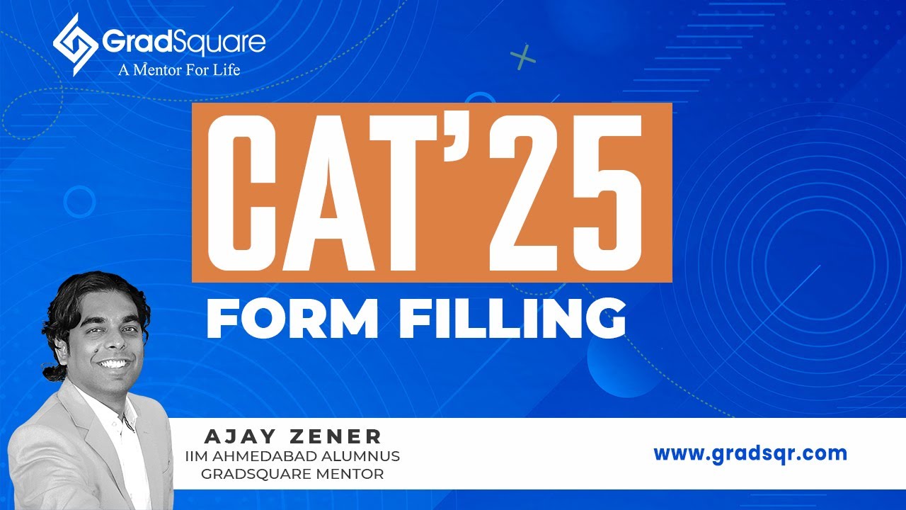 How to fill the CAT 2025 form? A CAT form Filling session by Ajay Zener ...