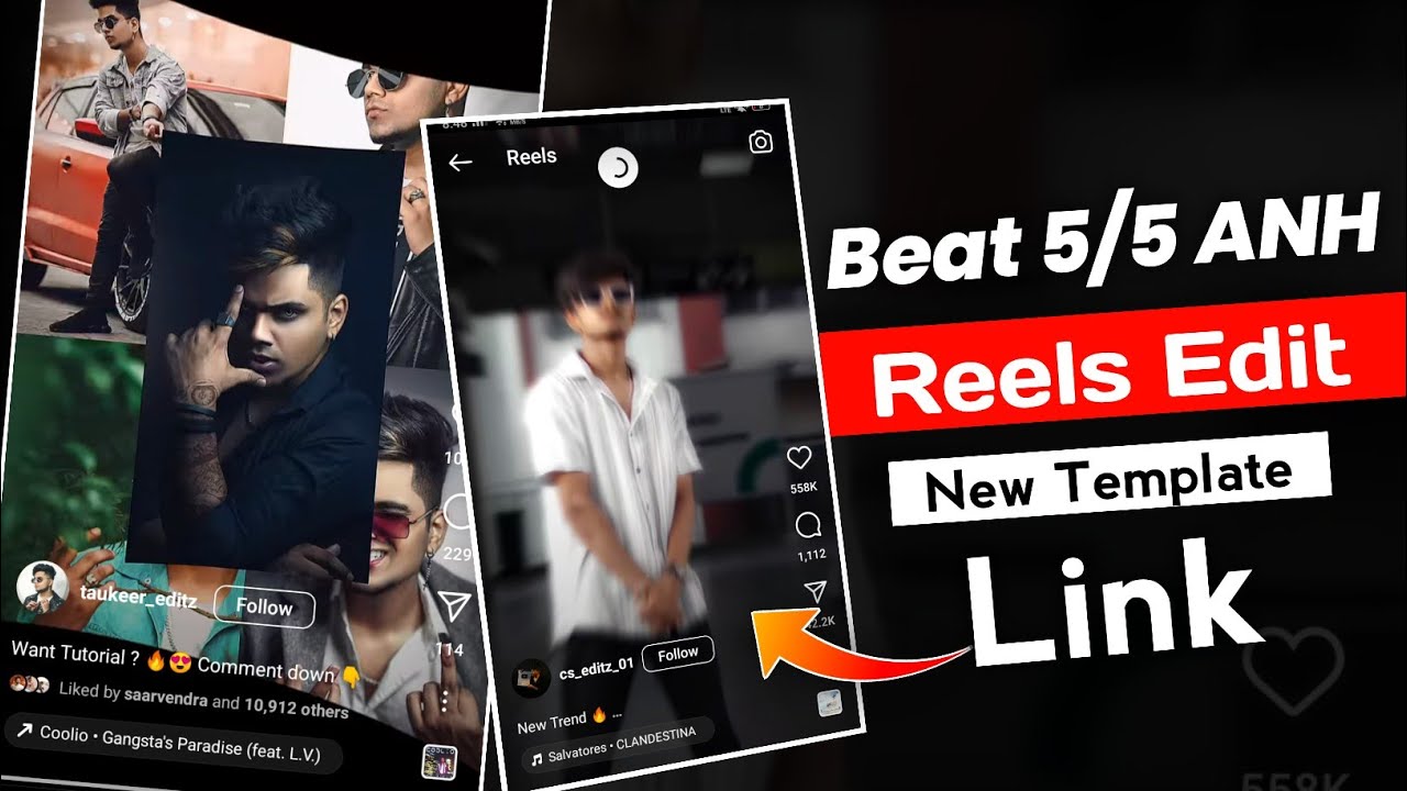 Beat 5/5 ANH Trending Reel Editing Tutorial || New Capcut Template || New Trending Edit In ...