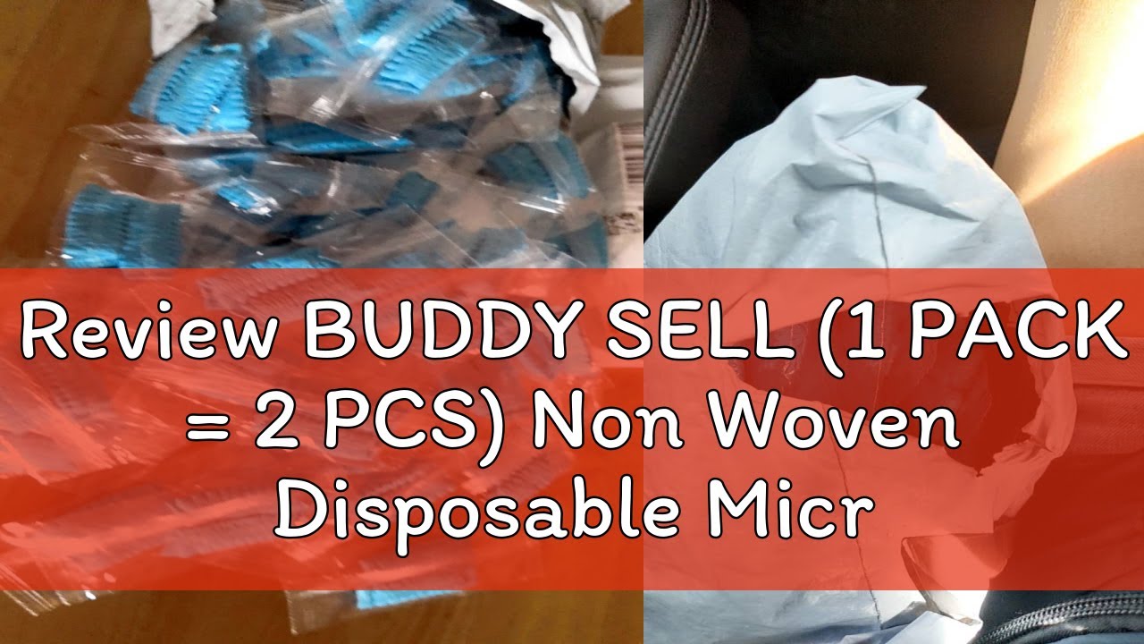 Review BUDDY SELL (1 PACK = 2 PCS) Non Woven Disposable Microphone ...