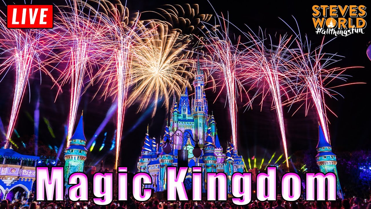 🔴 LIVE: An Evening At Magic Kingdom | Walt Disney World Live Stream 03 ...