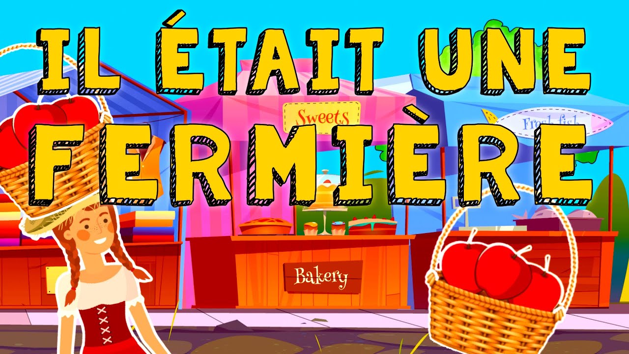 IL ETAIT UNE FERMIERE 🍎 Comptine PAPA POULE - YouTube