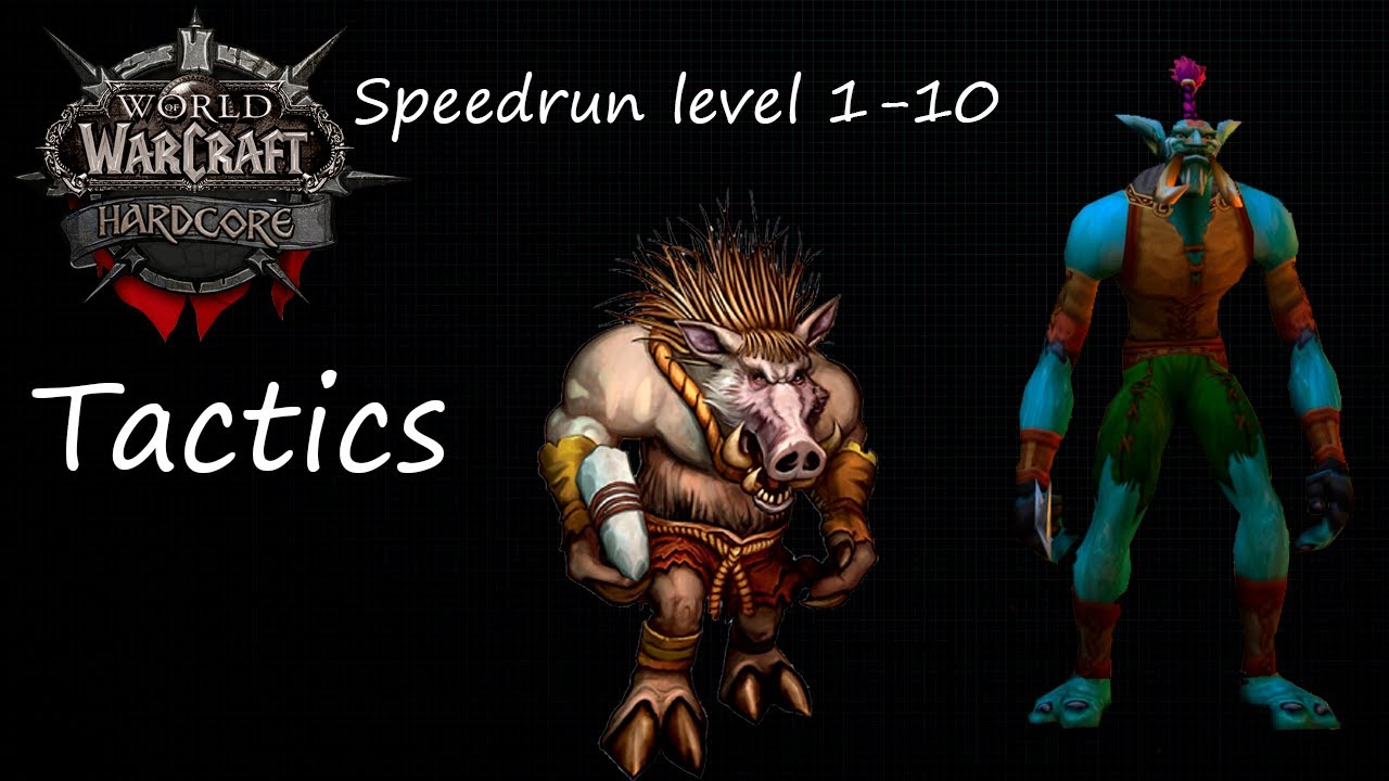 Classic WoW - Troll Rogue hardcore Speedrun 1-10 1h24m24s - Fastest ...