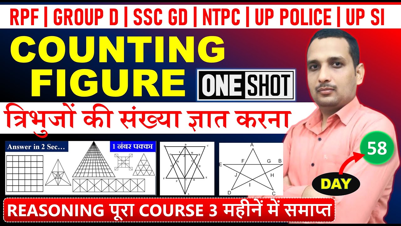 ||🔴त्रिभुजों की संख्या ज्ञात करना (Counting the Number of Triangles ...