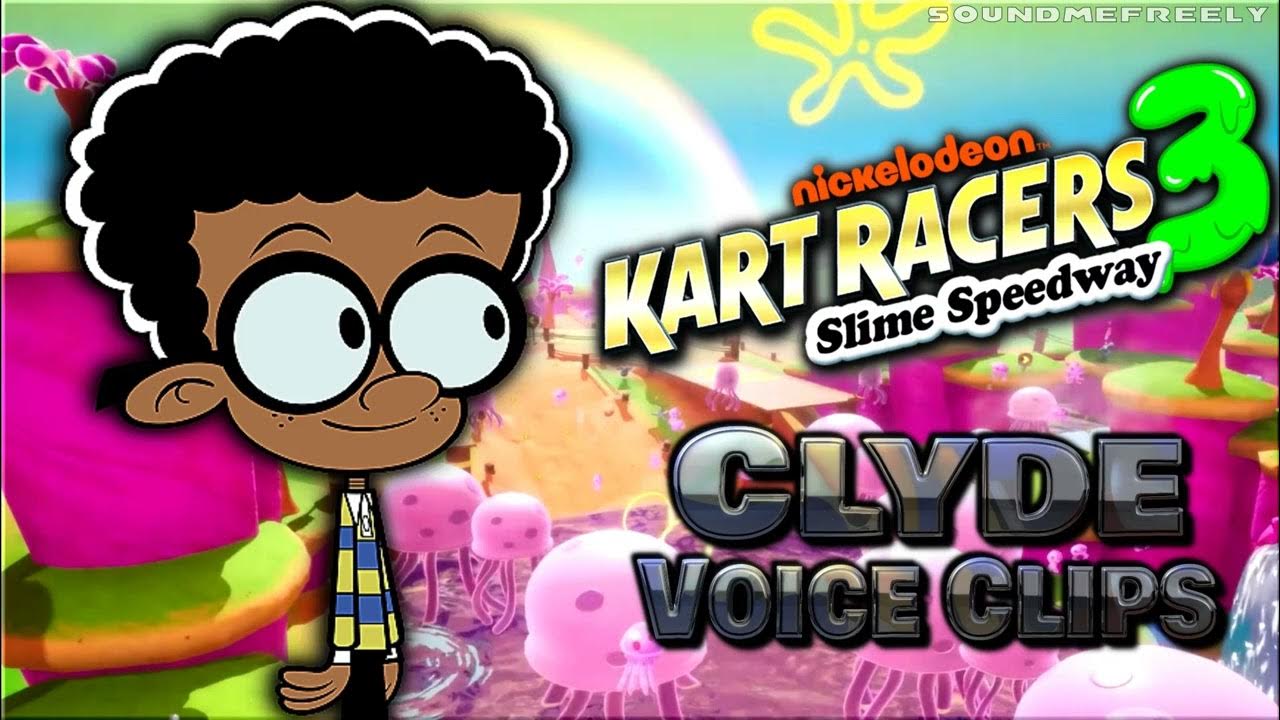 All Clyde McBride Voice Clips • Nickelodeon Kart Racers 3: Slime Speedway • Voice Lines • 2021 ...