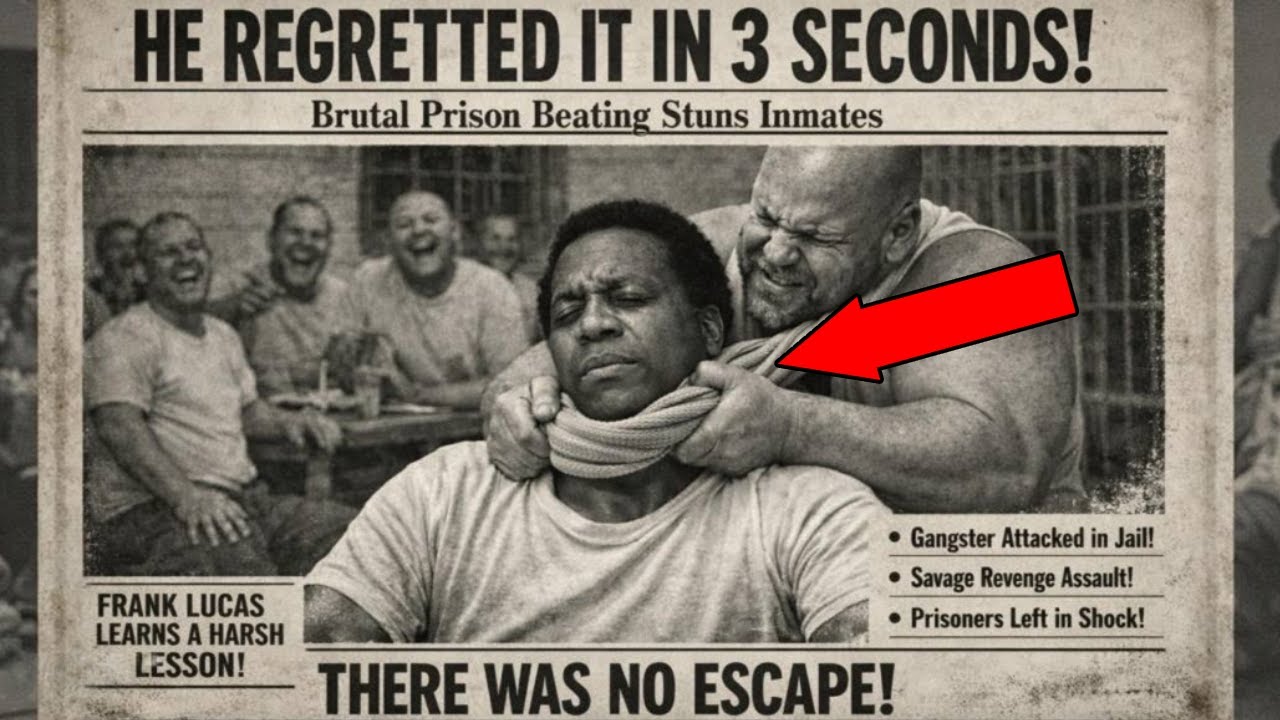 Ra*ist CHOKED Frank Lucas in Prison — Frank's TEETH Tore His Ear Off in ...
