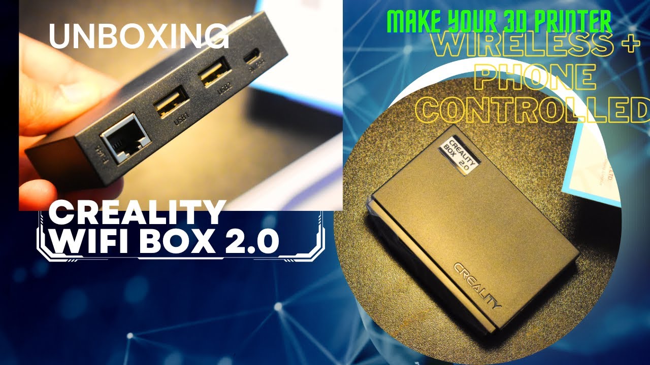 CREALITY WIFI BOX 2.0 | CONTROL 3D PRINTER VIA PHONE | WIRELESS ...