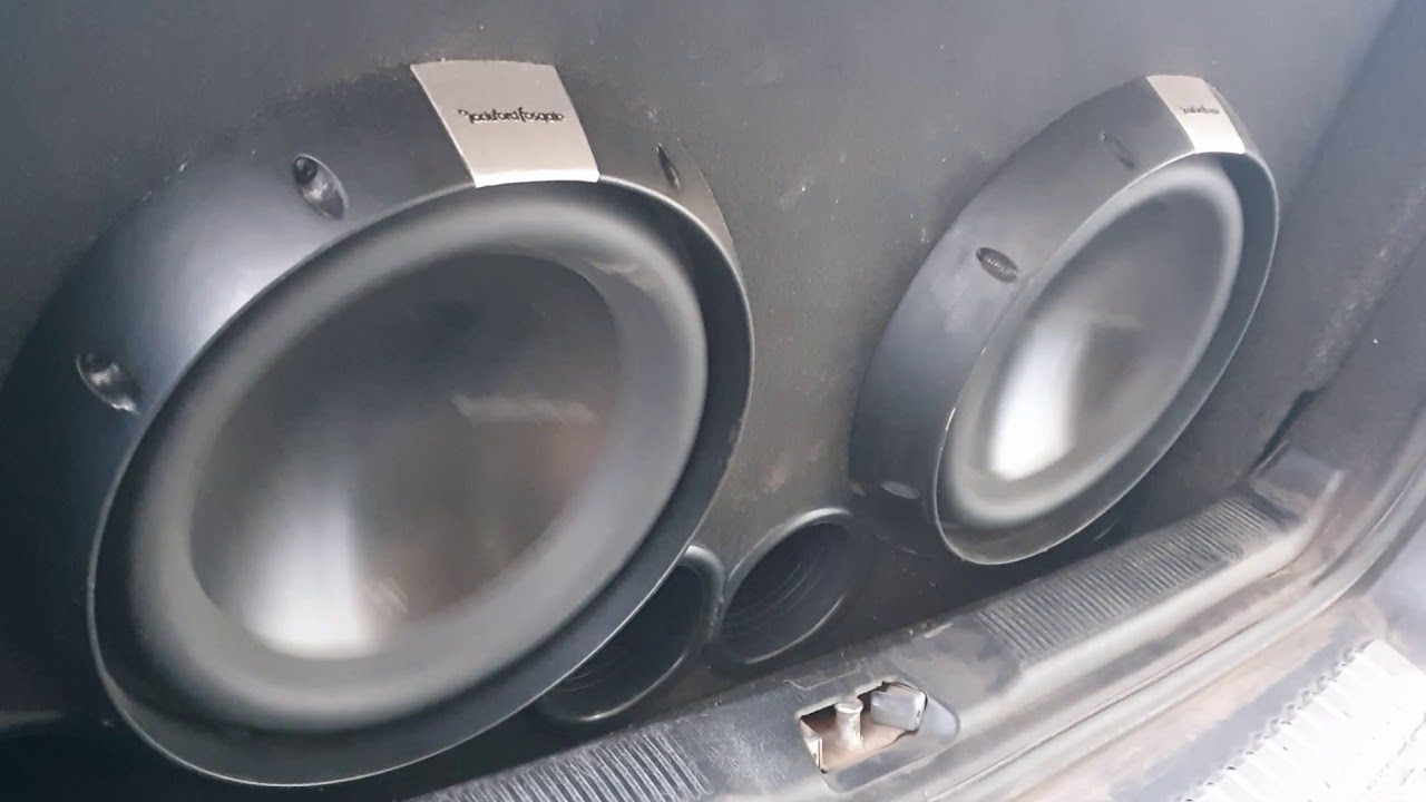Rockford fosgate T2 black + Modulo Mtx Thunder 4001 - YouTube