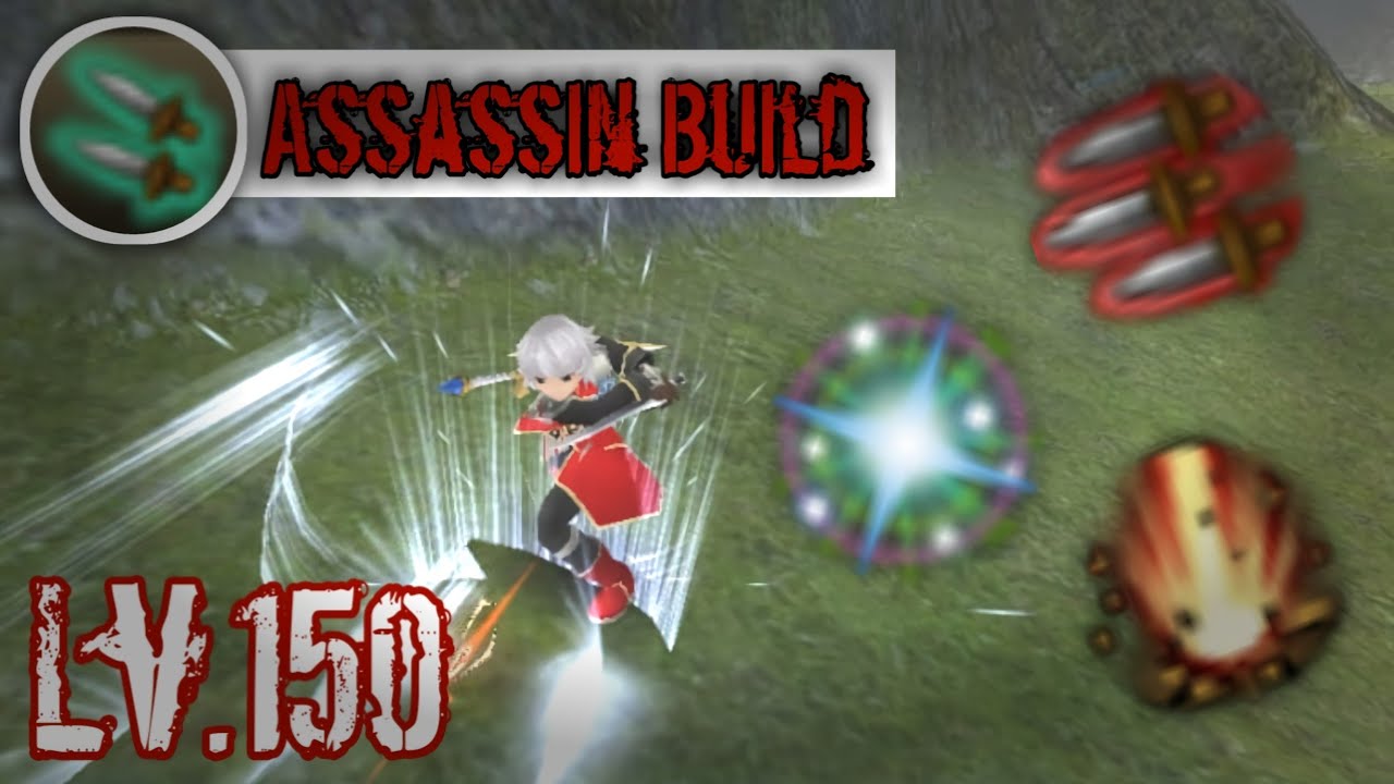 Toram Online "Build 1h+Dagger (Assassin) lv 150" - YouTube