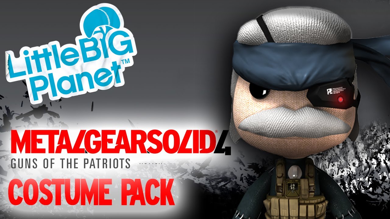 LittleBigPlanet DLC - Metal Gear Solid 4 Costume Pack Preview! - YouTube