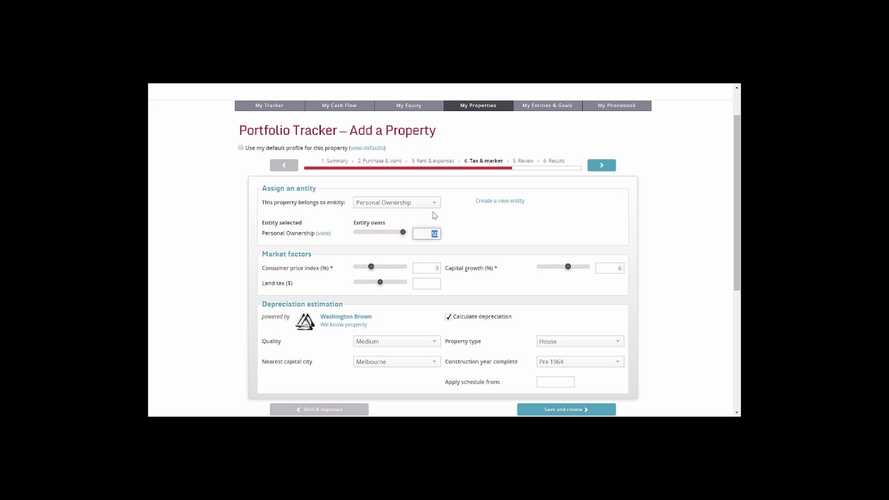 Creating a Property in Portfolio Tracker - Real Estate Investar - YouTube
