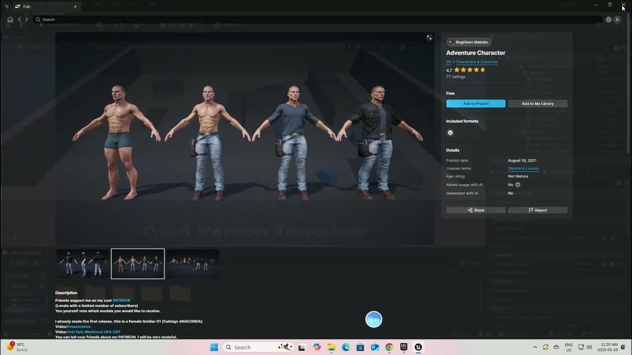 Unreal Engine 5 tutorial: Mutable free addon clothing tutorial. 虚幻引擎5教程： Mutable免费插件做人类衣服 - YouTube