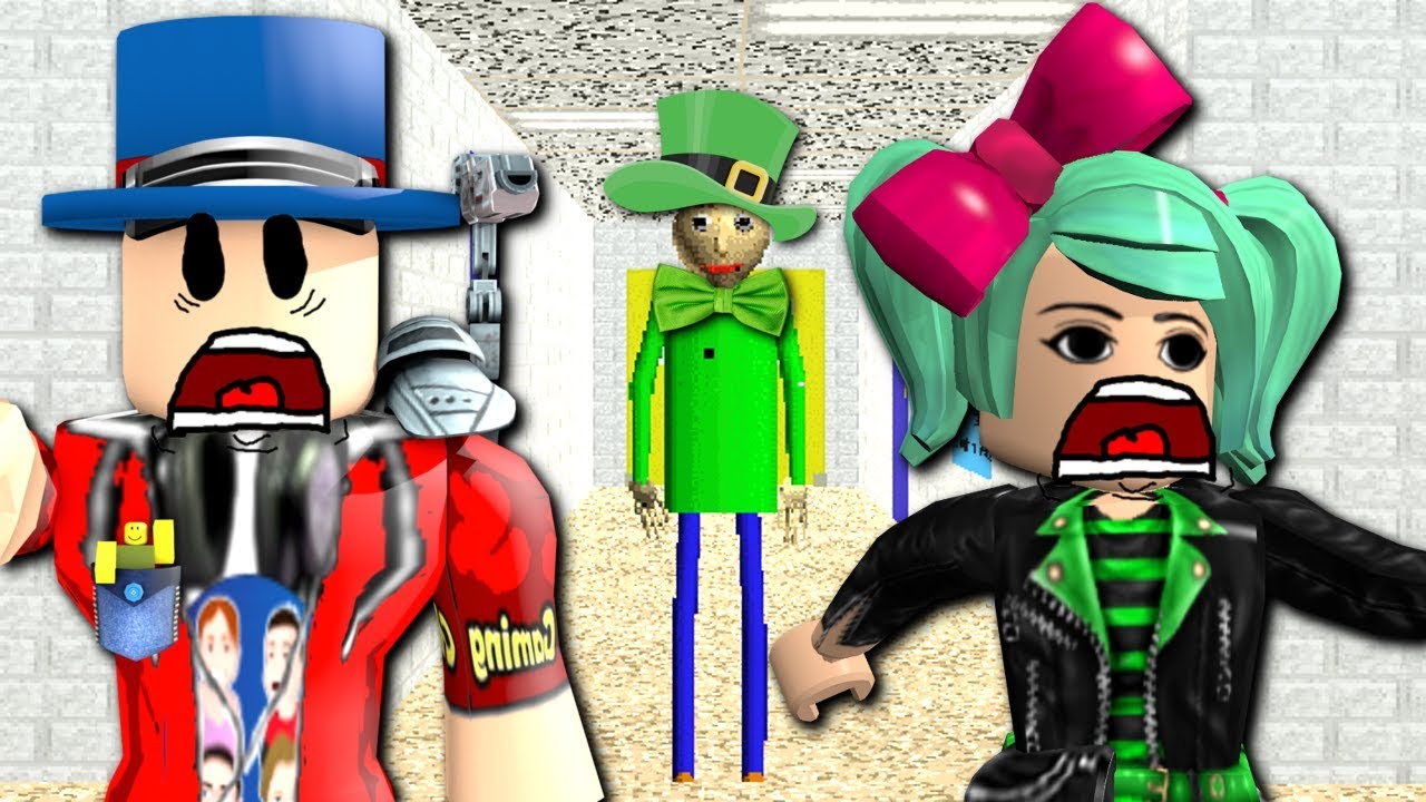 Liam is Baldi! RUN!! Roblox Baldi's Basics with Friends - YouTube