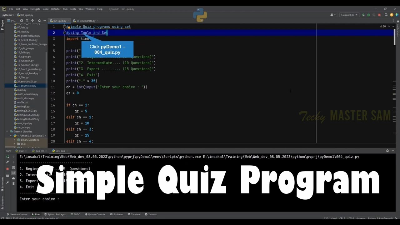 Learn Python In Tamil Simple Quiz In Tamil Python List Tuple And 3985