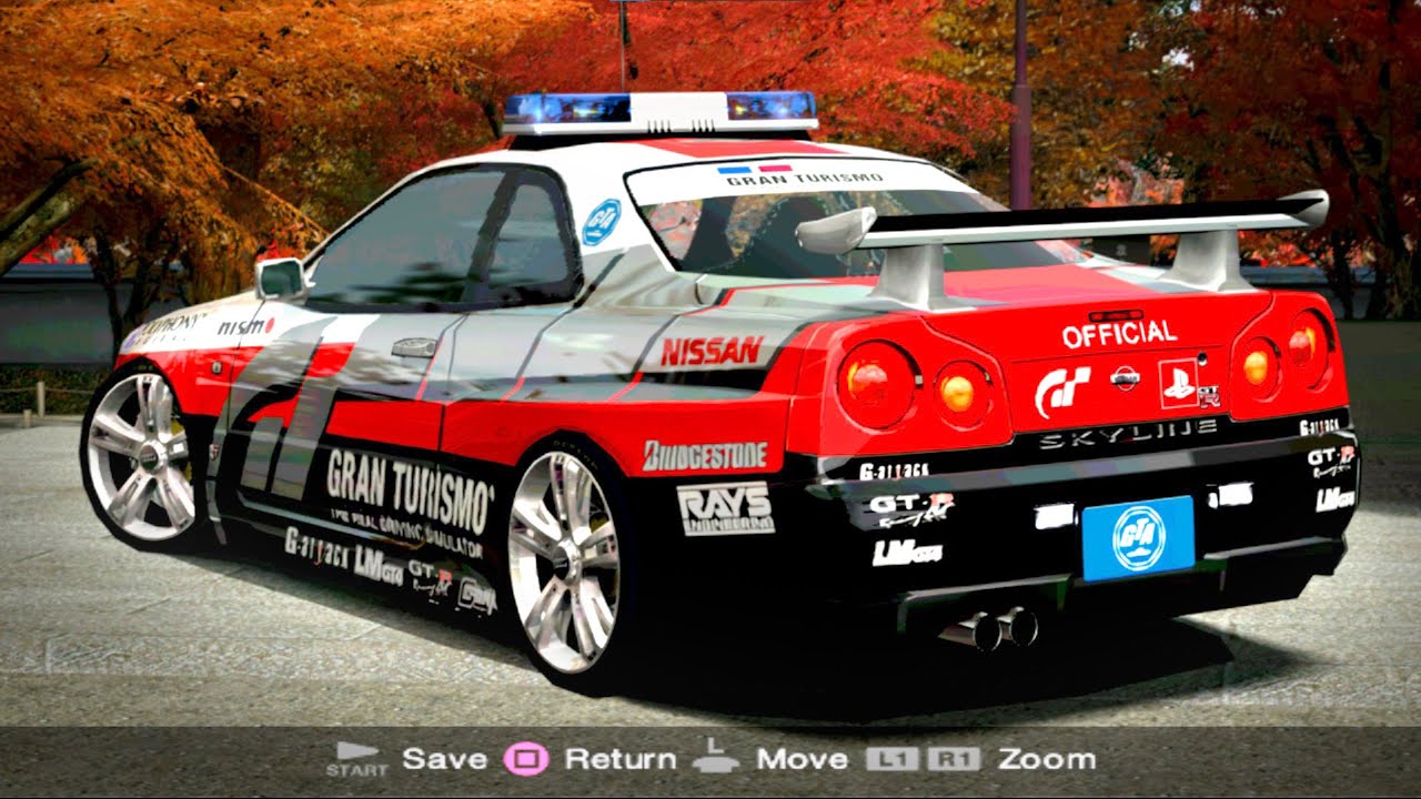 Gran Turismo 4 - Nissan Skyline GT-R (Pace Car) - Le Mans - Race - YouTube