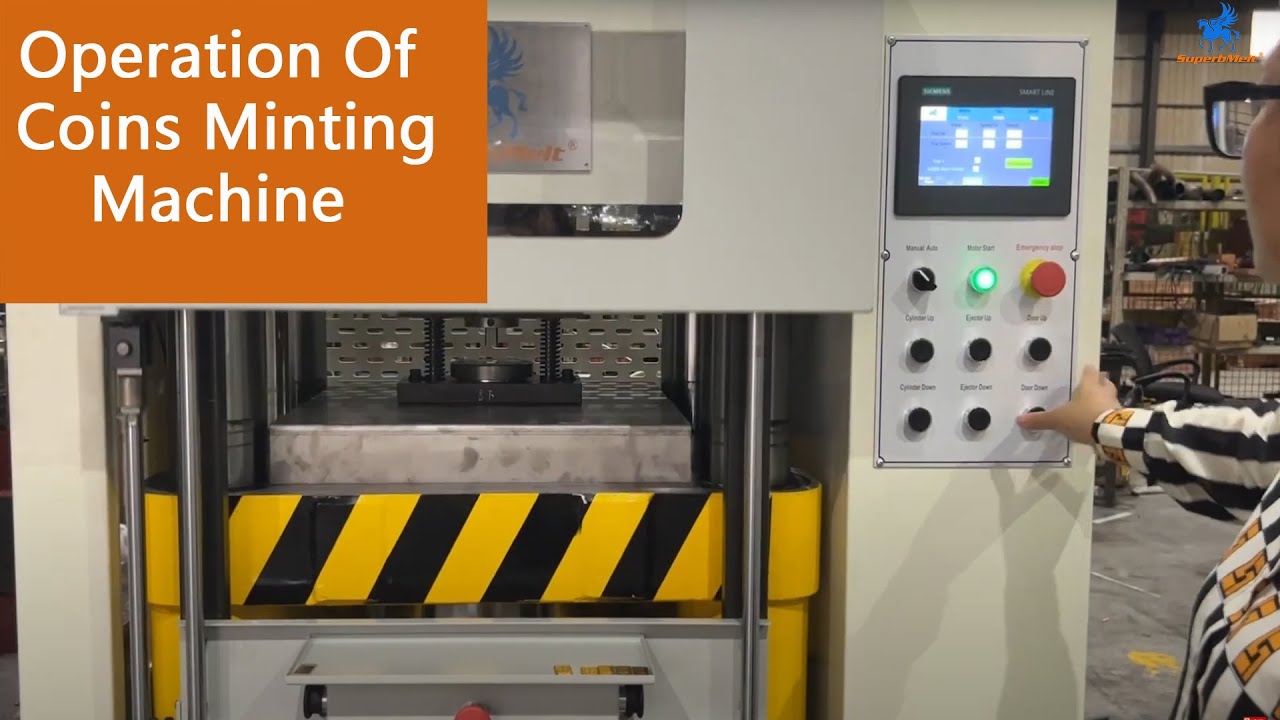 SuperbMelt coin minting machine to make high quality gold and silver ...