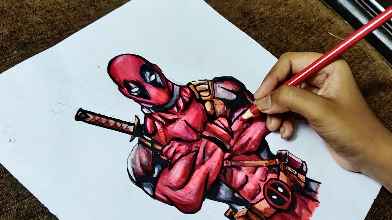 Drawing DEADPOOL | Realistic art - YouTube