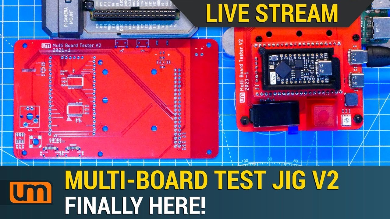 LIVE: Multi-Board test Jig V2 - It's finally here.... - YouTube
