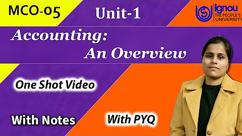 MCO-05 Accounting for Managerial Decision Chapter - YouTube