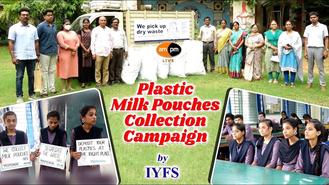 Milk Pouches Collection Campaign Launched by IYFS I AMPM Live - YouTube