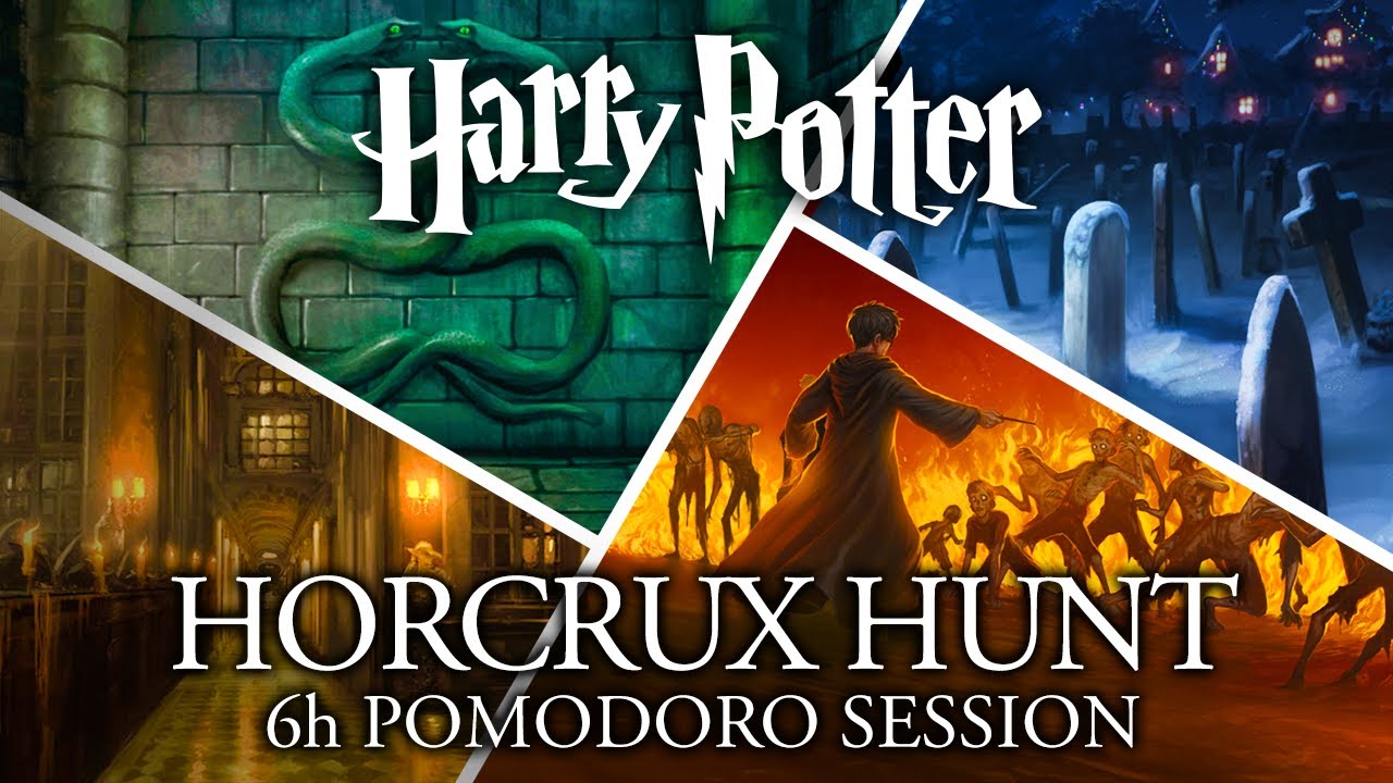 Study and Destroy the Horcruxes ⚡ Harry Potter Pomodoro ASMR | Hogwarts ...