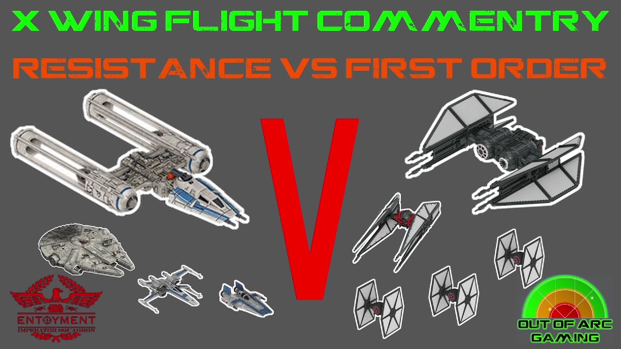 X Wing Flight Commentary - Game 39 - Resistance V First Order - YouTube